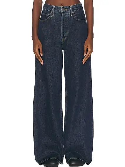 AGOLDE Dame High Rise Wide Leg Jeans - Pendulum