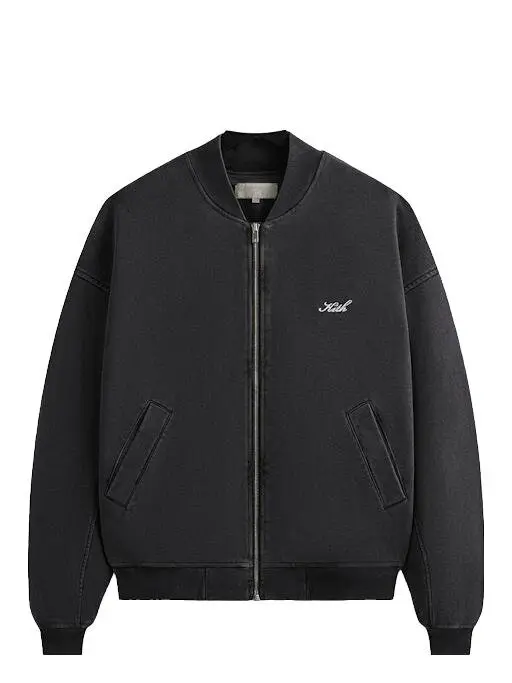 Kith Fleece Avery Bomber Jacket - Black