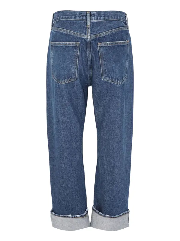 AGOLDE Fran Straight Leg Jeans - Blue