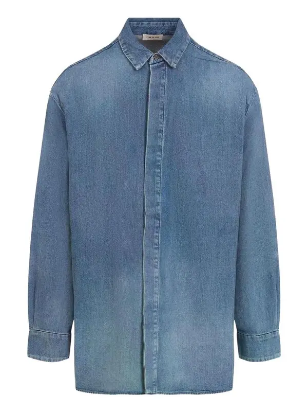Fear Of God Denim Shirt - Blue