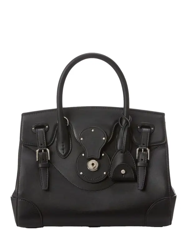Ralph Lauren Ricky Leather Tote - Black