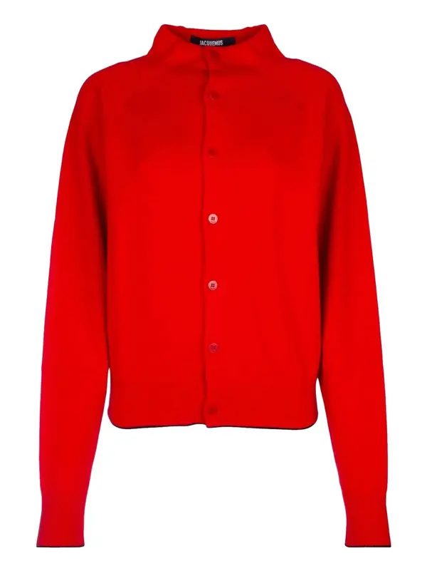 Jacquemus Le Pitatto Cashmere Cardigan - Red