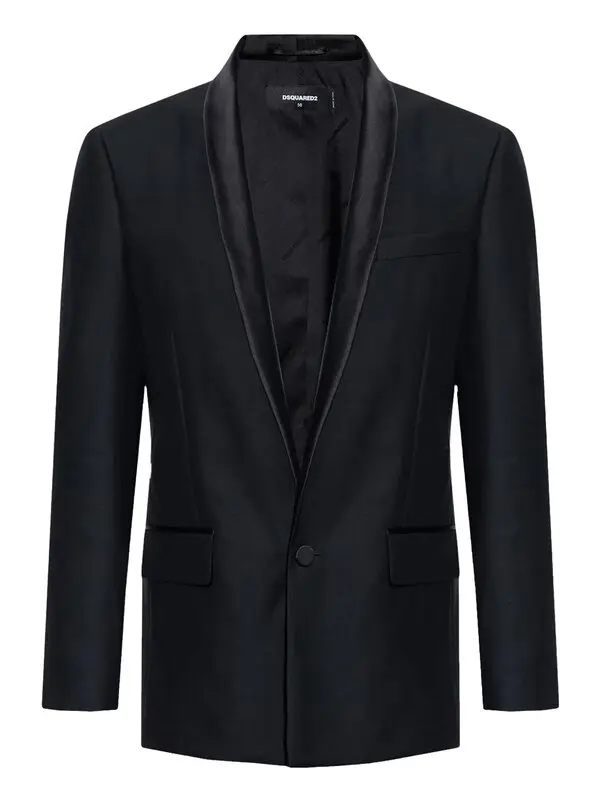 Dsquared2 Single-breasted Blazer - Black