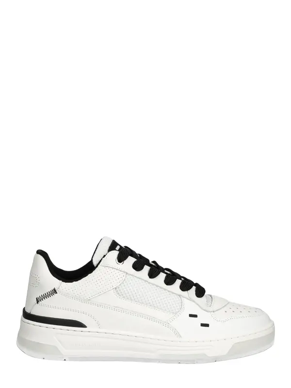 Filling Pieces Cruiser Crumbs Leather Sneakers - White