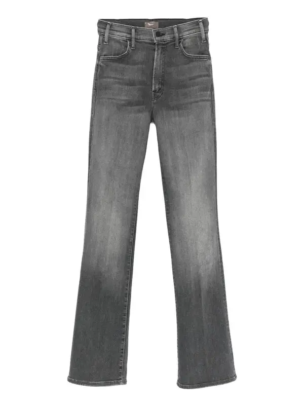 MOTHER The Lil' Hustler Bootcut Jeans - Black