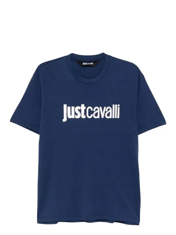 Just Cavalli Logo-print T-shirt - Blue