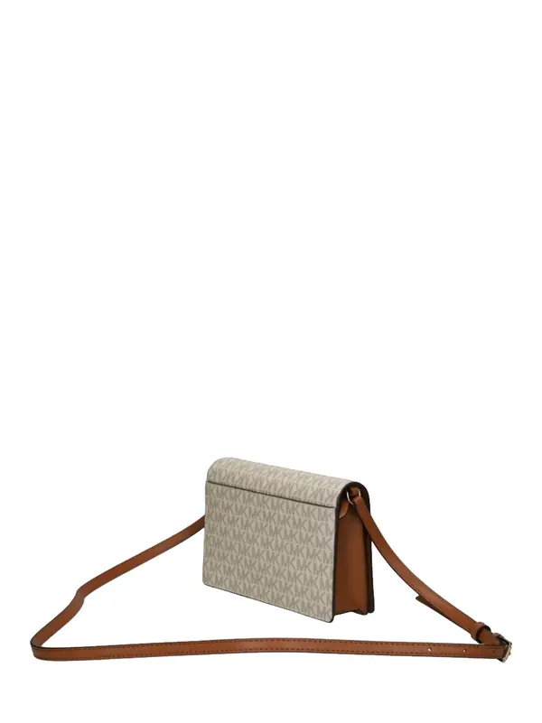 Michael Kors Monogram-logo Crossbody Bag - Neutrals