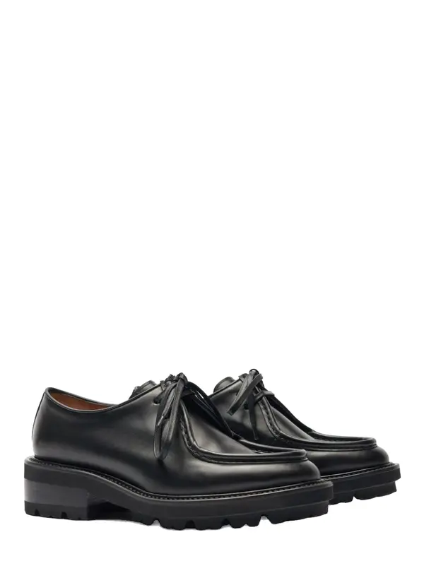 SCAROSSO Carolina Derby Shoes - Black