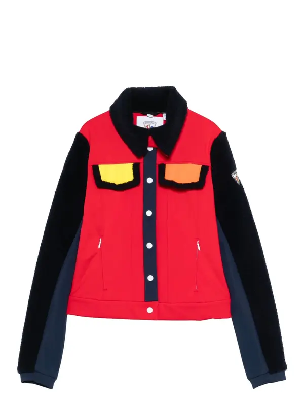 Rossignol X Jcc Colorblock Jacket - Red