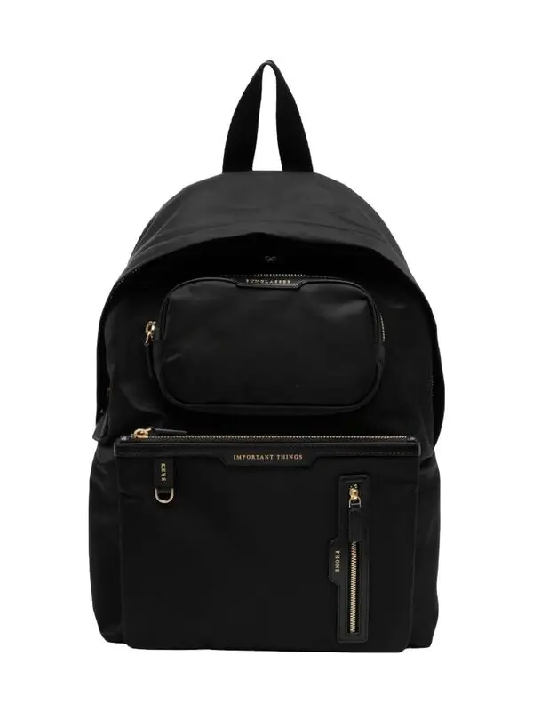 ANYA HINDMARCH Multi-pocket Backpack - Blue