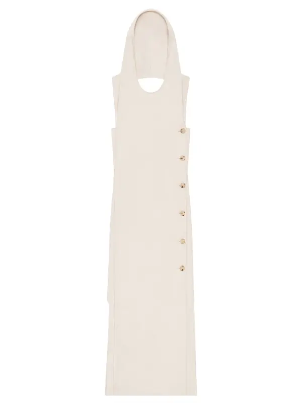 COURREGES Oblique Midi Dress - Neutrals