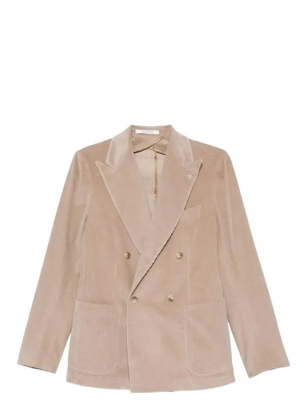 Tagliatore Corduroy Blazer - Neutrals