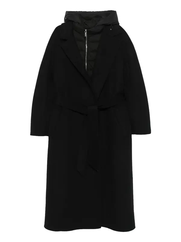 MOORER Olivie Mid-length Coat - Black