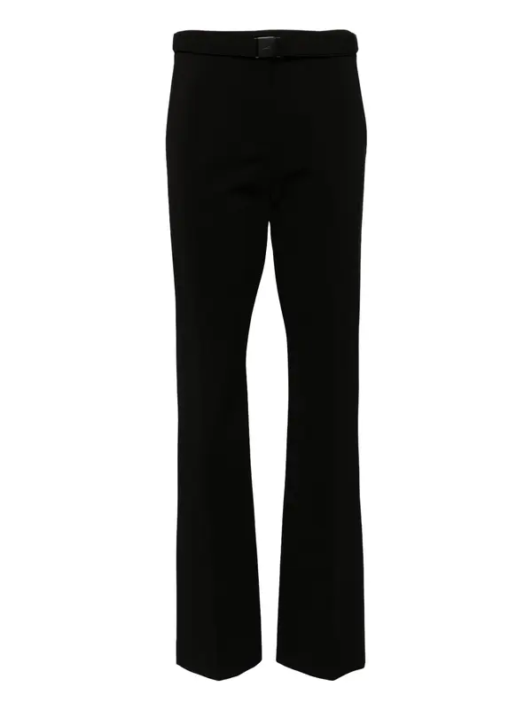 JUUN.J Decorative Buckle Detail Trousers - Black