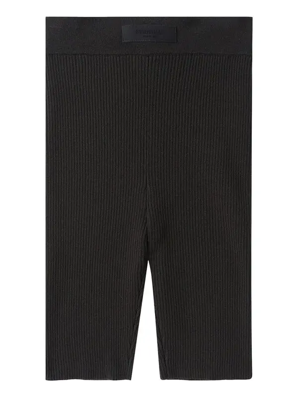 Fear Of God Ribbed Detail Stretch Shorts - Black