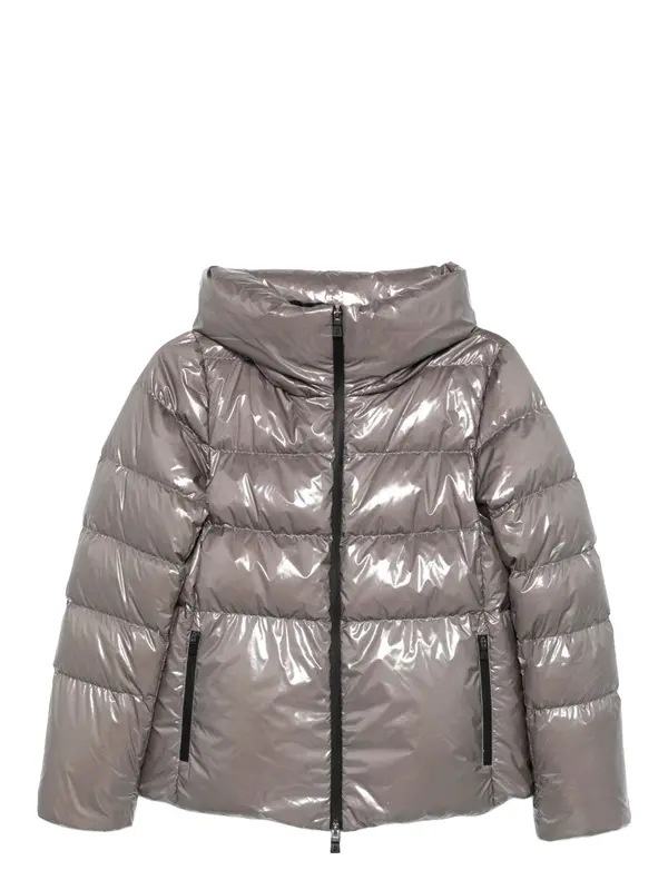 Herno Hooded Puffer Jacket - Grey