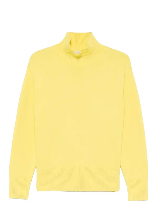 Studio Nicholson Patria Merino Wool-cotton Blend Sweater - Yellow