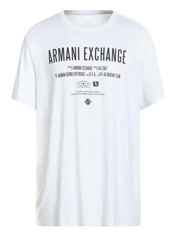 Armani Exchange T-shirt Size Pima Cotton - White