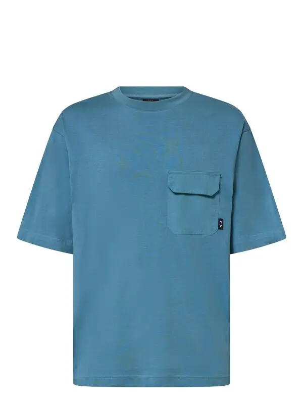 Oakley Roam Commuter Pocket Tee - Dark Pacific