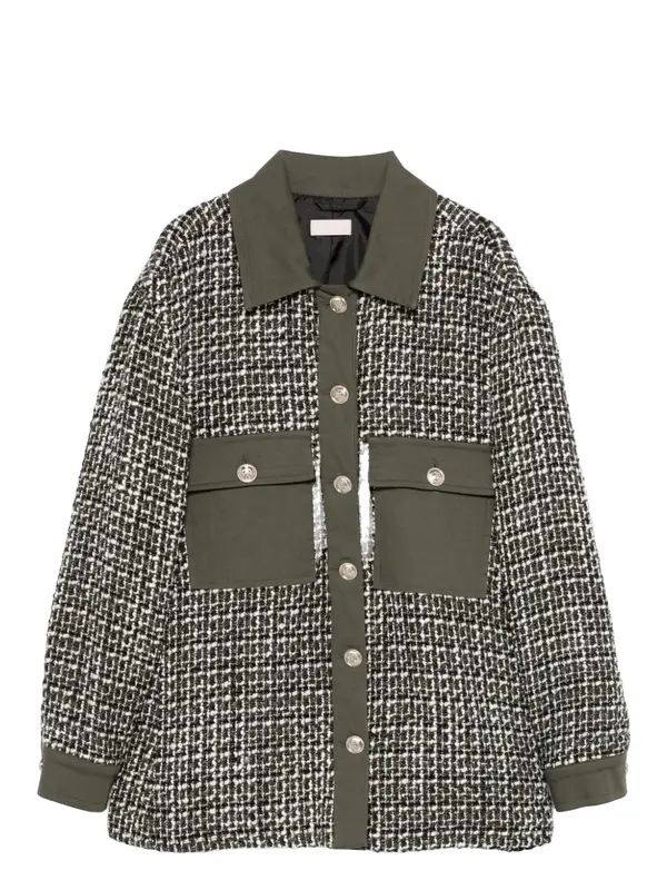 Liu Jo Bouclé Jacket - Green