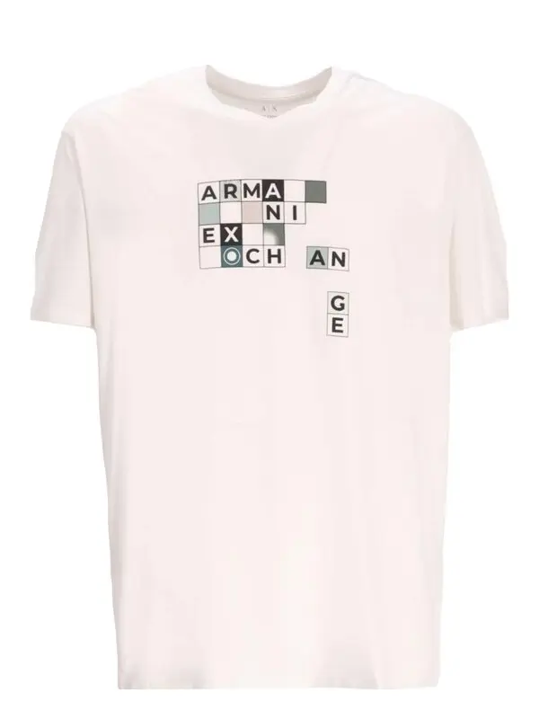Armani Exchange Logo-print Cotton T-shirt - White