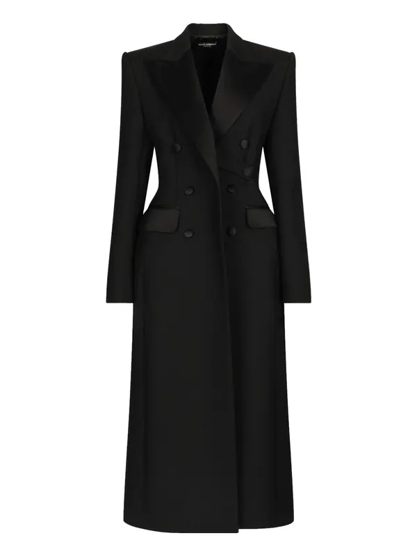 Dolce & Gabbana Double-breasted Coat - Black
