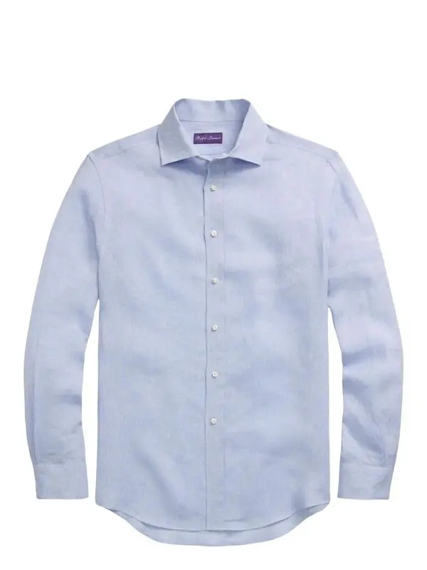 Ralph Lauren Purple Label Linen Shirt - Blue