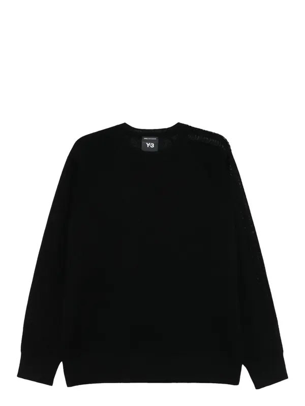 Y3 Crew-neck Sweater - Black