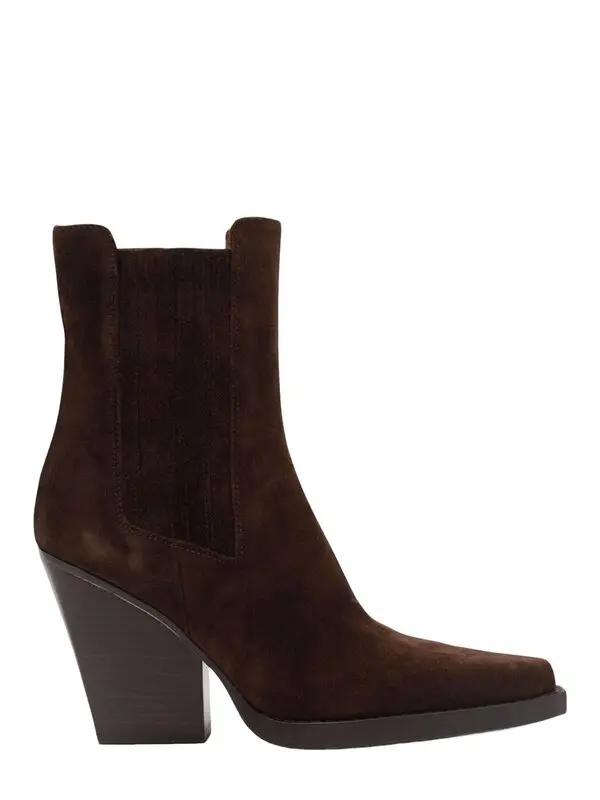 Paris Texas 90mm Dallas Suede Boots - Brown