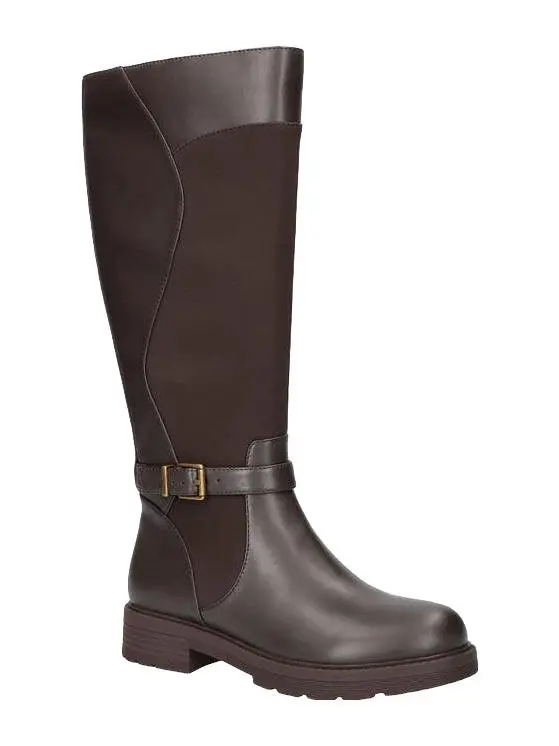 EASY WORKS BY EASY STREET Erica Equestrian Boots - Brown