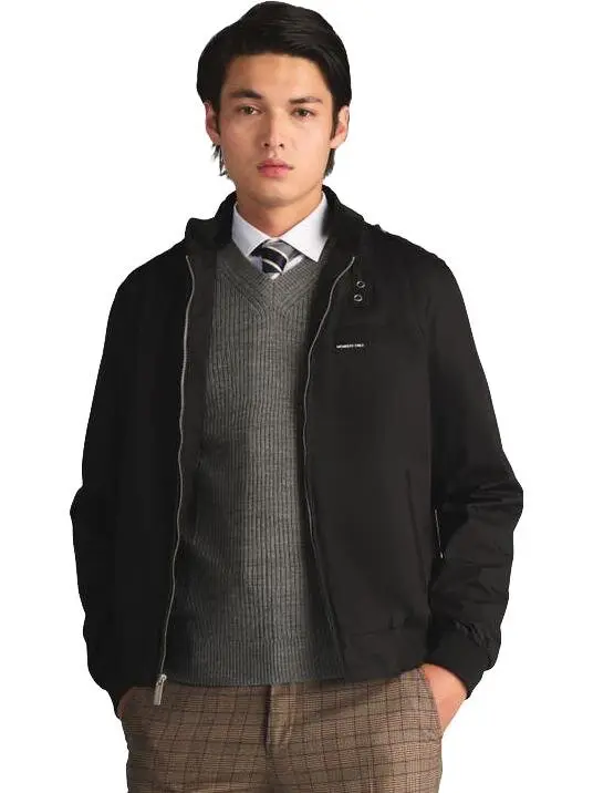 MEMBERS ONLY Classic Iconic Racer Jacket - Black