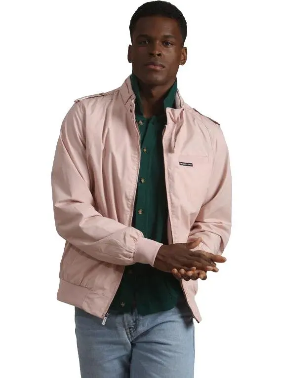 MEMBERS ONLY Classic Iconic Racer Jacket - Light Pink