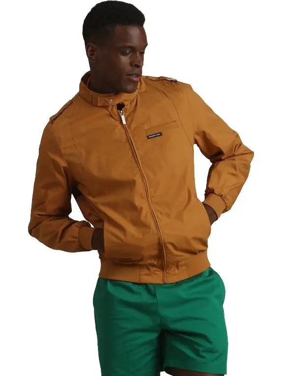 MEMBERS ONLY Classic Iconic Racer Jacket - Wheat