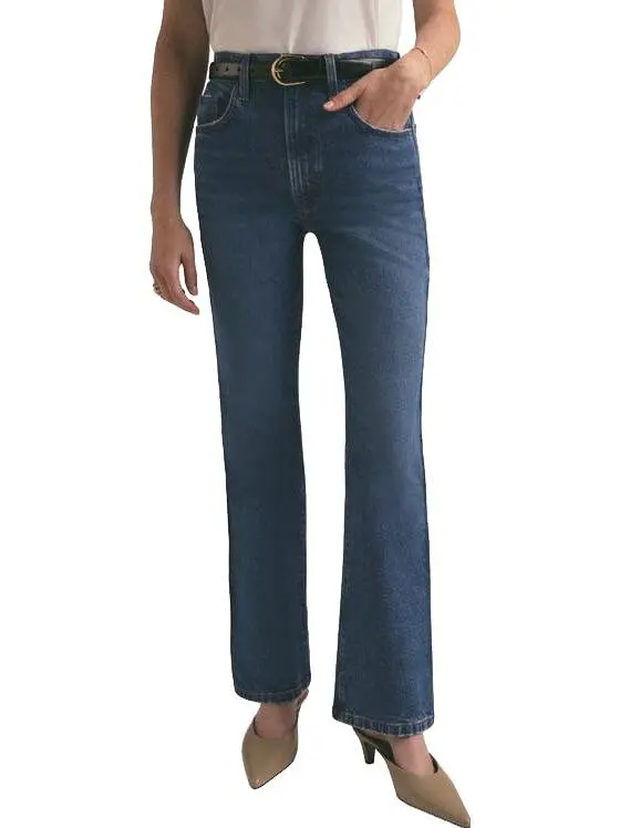FAVORITE DAUGHTER The Morgan Shortie Bootcut Jeans - Essex
