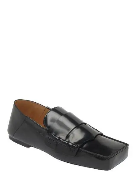 Jacquemus Carré Penny Loafer - Black