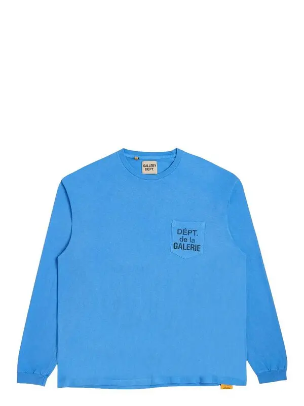 GALLERY DEPT. Dept De La Galerie Long Sleeve T-shirt - Blue