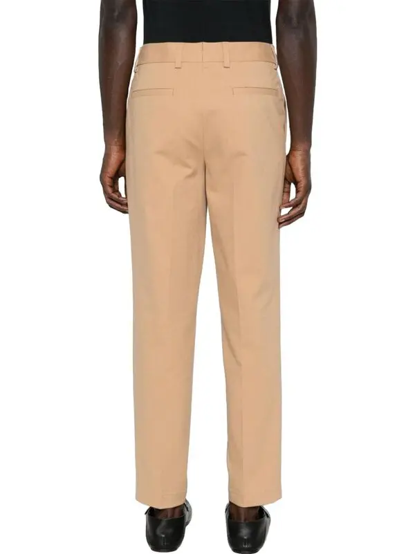 BOSS Pressed-crease Trousers - Neutrals