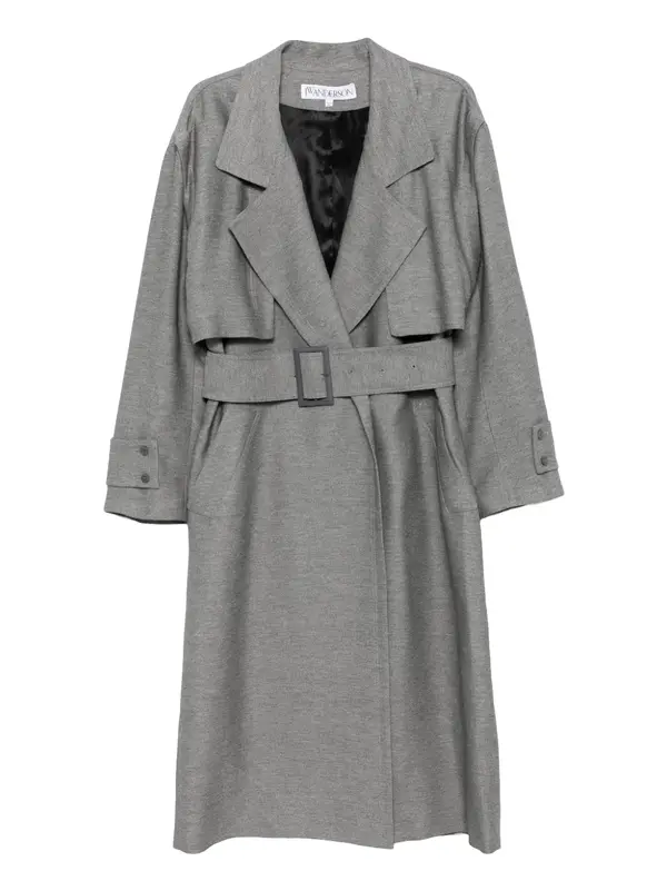 JW Anderson Longline Trench Coat - Grey