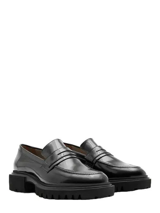 ALLSAINTS Vinni Penny Loafer - Black