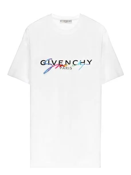 Givenchy Paris Embroidered Logo T-shirt - White