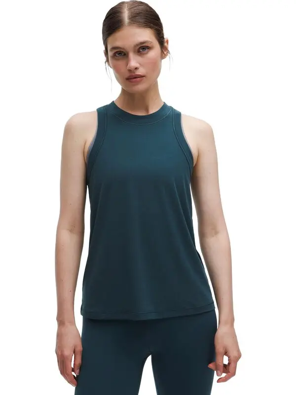 Lululemon Jersey Training Tank Top - Indochine Blue