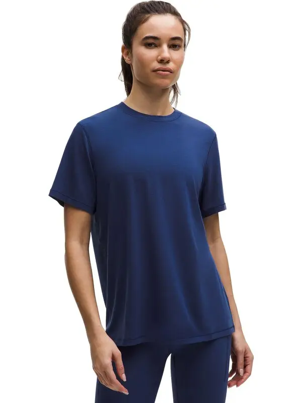 Lululemon Jersey Training Short-sleeve Shirt - Clubhouse Blue