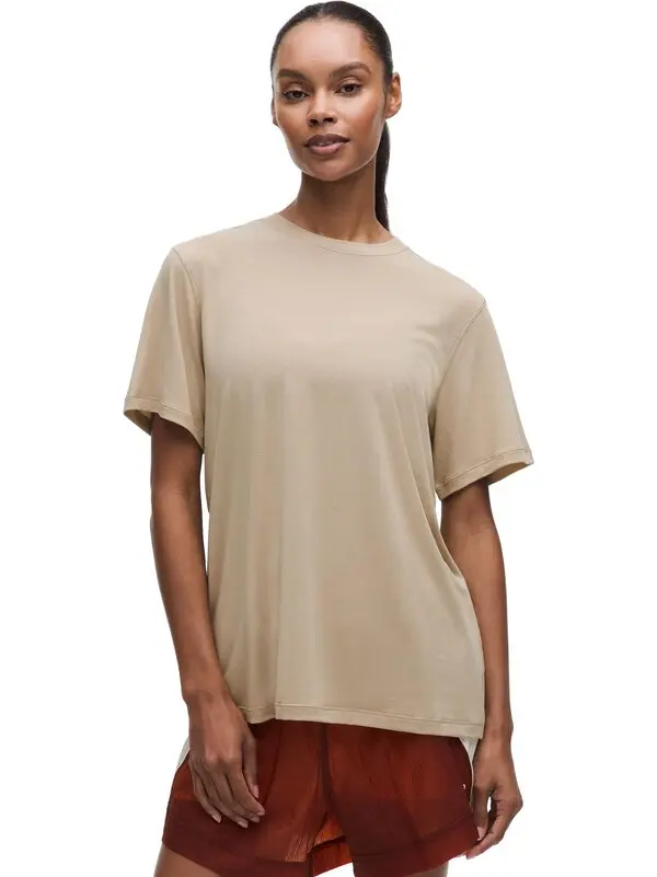 Lululemon Jersey Training Short-sleeve Shirt - Wacky Khaki