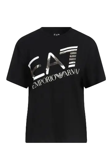 EA7 Logo-print T-shirt - Black