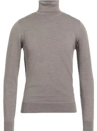 Alpha Studio Light Merino Wool Turtleneck - Khaki