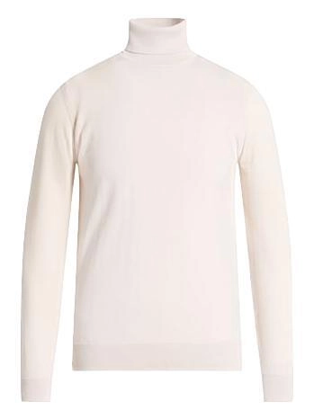 Alpha Studio Light Merino Wool Turtleneck - Light Grey
