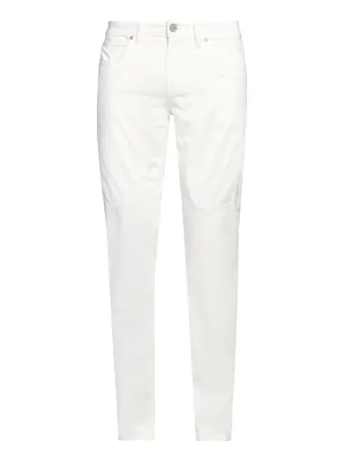 JECKERSON Tapered Leg Twill Pants - White