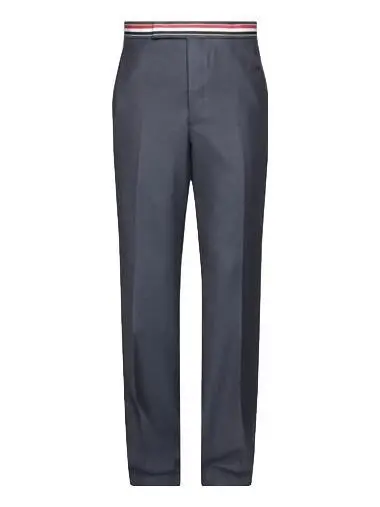 Thom Browne Tapered Leg Wool Pants - Blue