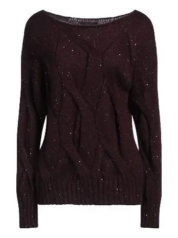 Alpha Studio Sweater Size Polyamide, Acrylic, Mohair Wool - Plum