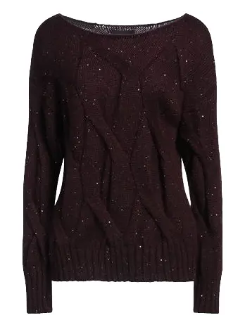 Alpha Studio Sweater Knitted With Sequins - Purple